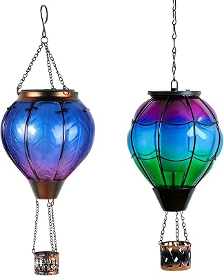 Amazon.com: Regal Art & Gift Solar Hot Air Balloon Lantern – Hanging ...