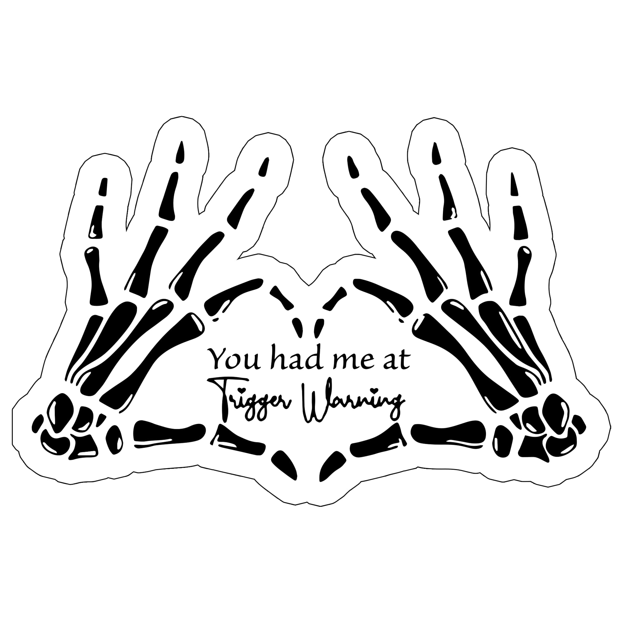 Amazon.com: Trigger Warning Stickers, Dark Romance Reader, Smut ...