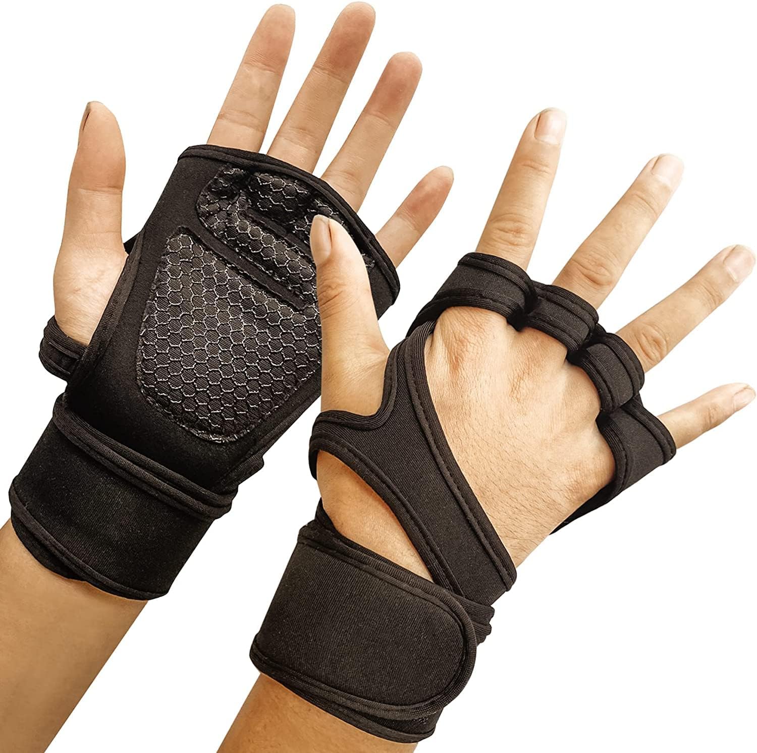 SKY-TOUCH Sports Cross Training Gloves, Fitness Gloves With Wrist ...