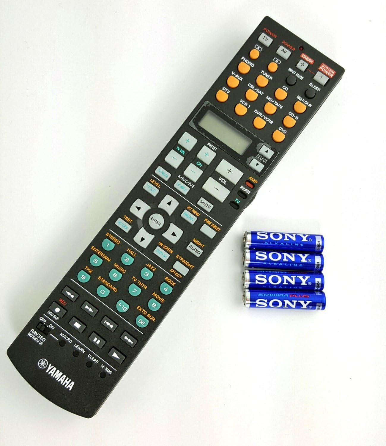 Amazon.com: Yamaha WD108300 REMOTE CONTROL, RAV350 : Electronics