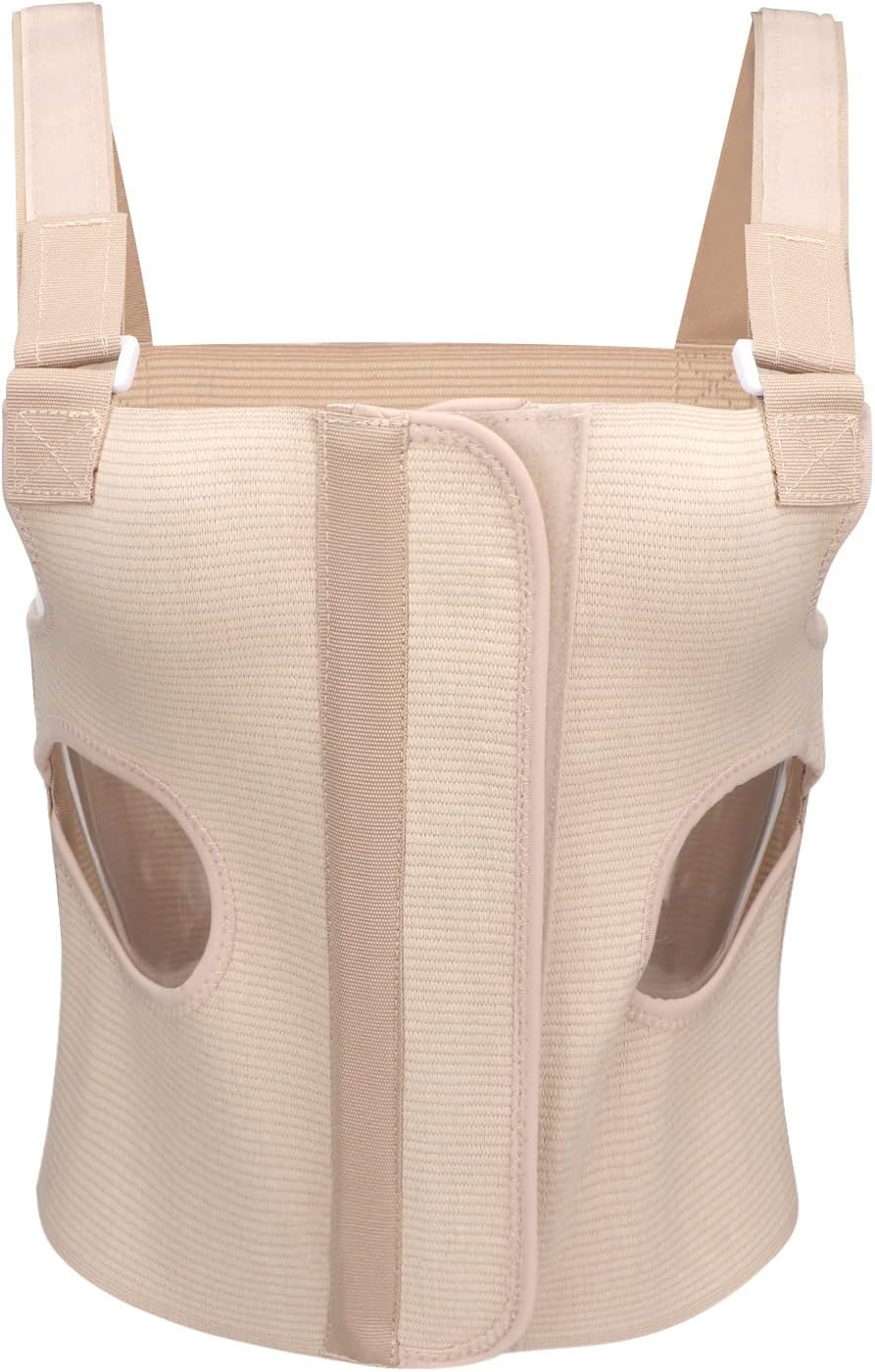 Amazon.com: Chest Brace, Lightweight Elastic Rib Brace Broken Rib Belt Adhesive Breathable Rib ...