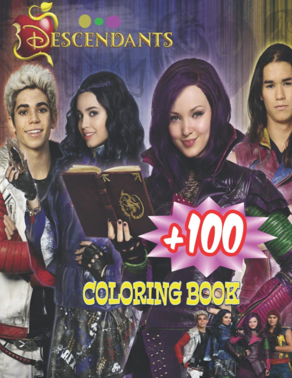 Buy Descéndants Coloring Book: A Collection of Over 100 High-Quality ...