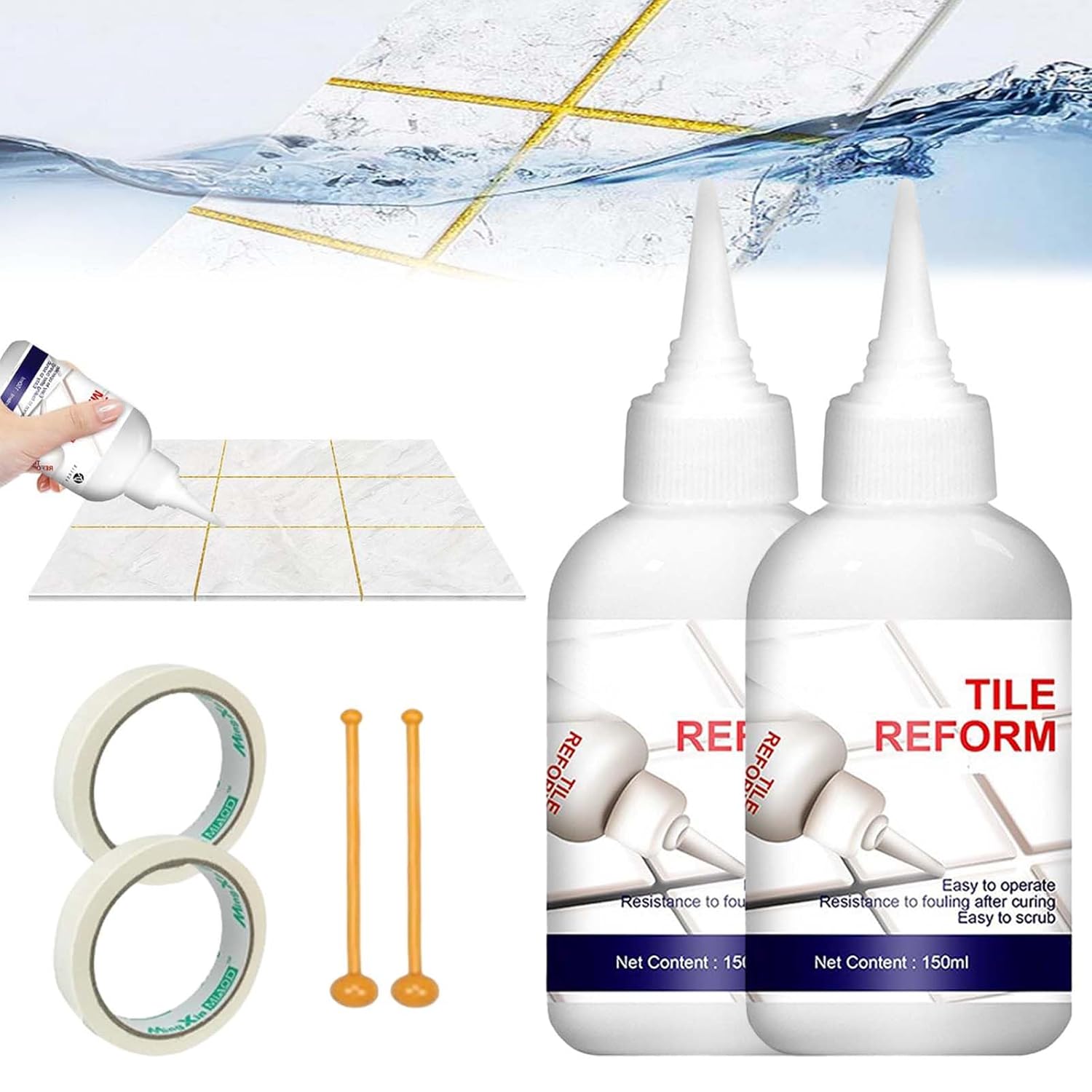 Waterproof Tile Gap Repair Filler, Tile Gap Repair Filler, Tile Repair ...