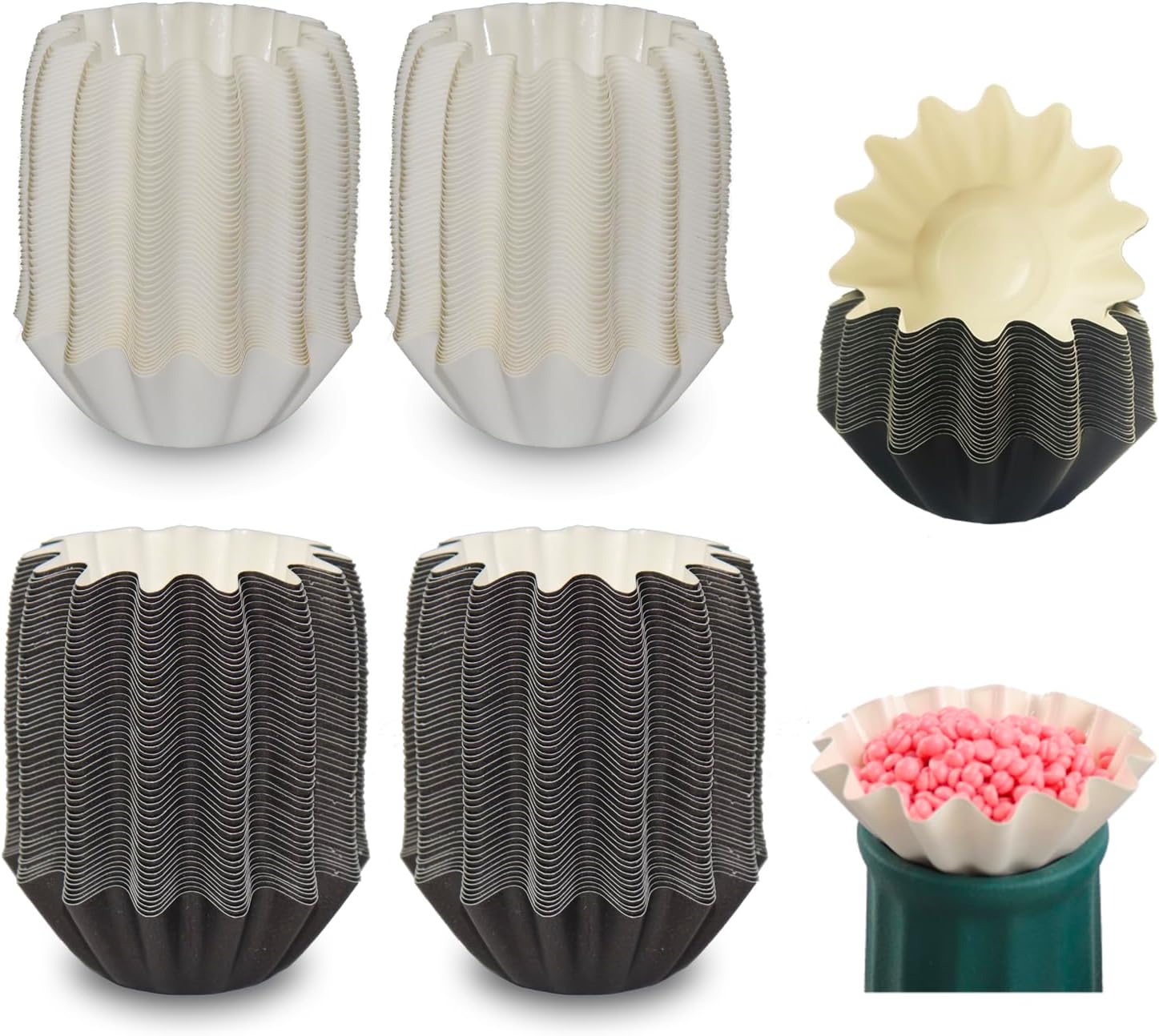 Amazon.com: TooGet 200 Pieces Wax Melt Liners Reusable Wax Melt Warmer ...