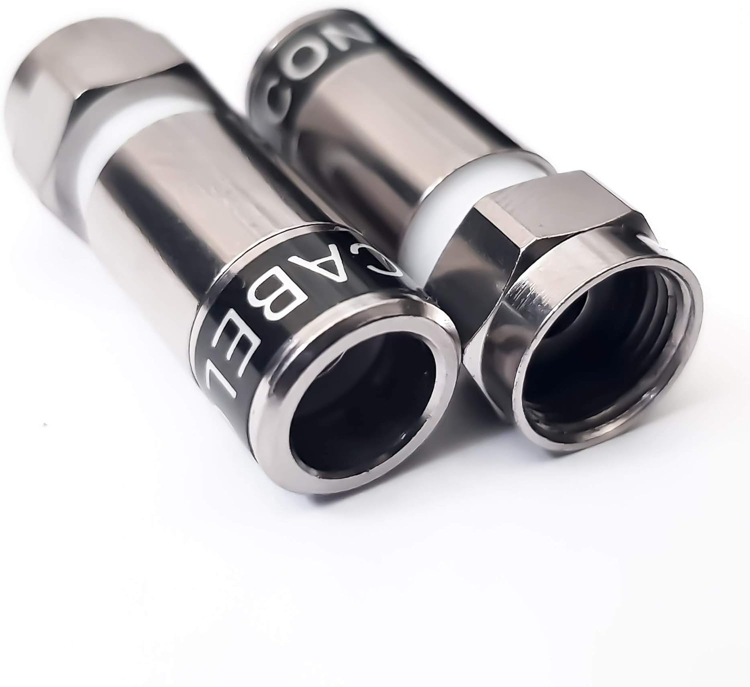 Cabelcon F Male Compression Connectors RG59/6 (3.9) Professional Water ...