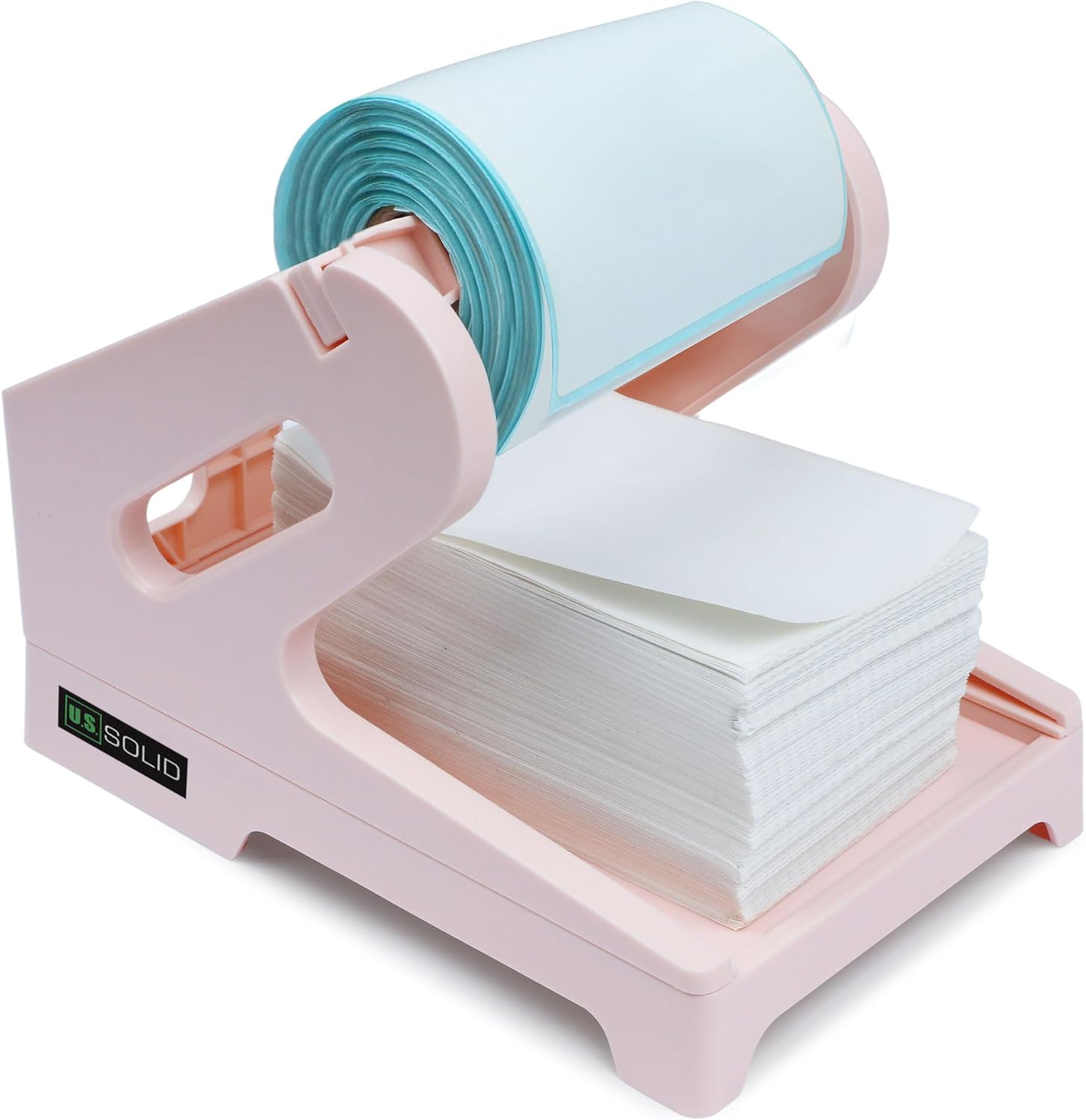 Soporte de Etiquetas Rosa de U.S. Solid para Rollos y Etiquetas de ...