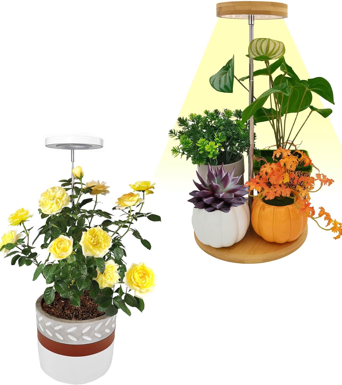 Amazon.com: Plant Grow Light for Indoor Plant,Bamboo Mini LED Grow ...