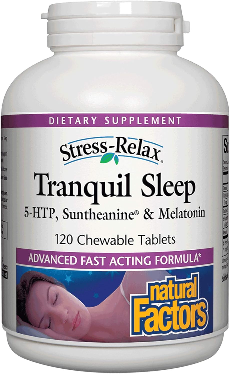 Amazon.com: Stress-Relax Chewable Tranquil Sleep by Natural Factors ...