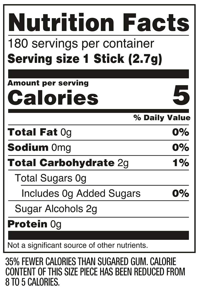 Bulk Pack Chicle (Extra Peppermint, 180 piezas) – Yaxa Colombia