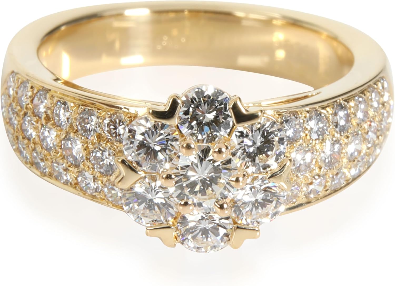 Amazon.com: Van Cleef & Arpels, Pre-Loved Fleurette Ring, Yellow Gold ...