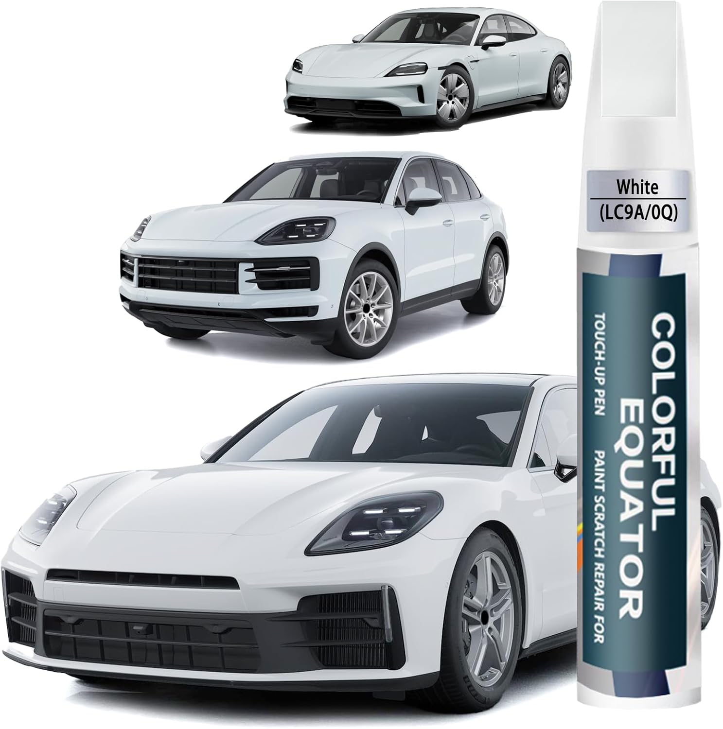Amazon.com: Car Touch up Paint(LC9A/0Q White) Compatible with Porsche ...