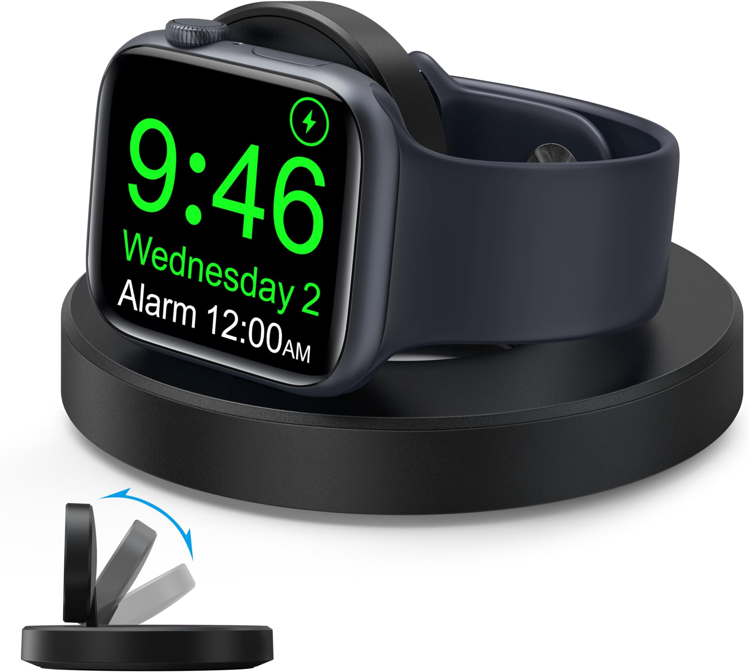 Wireless Charging Station for Apple Watch Ultra 1 2, Foldable Fast ...