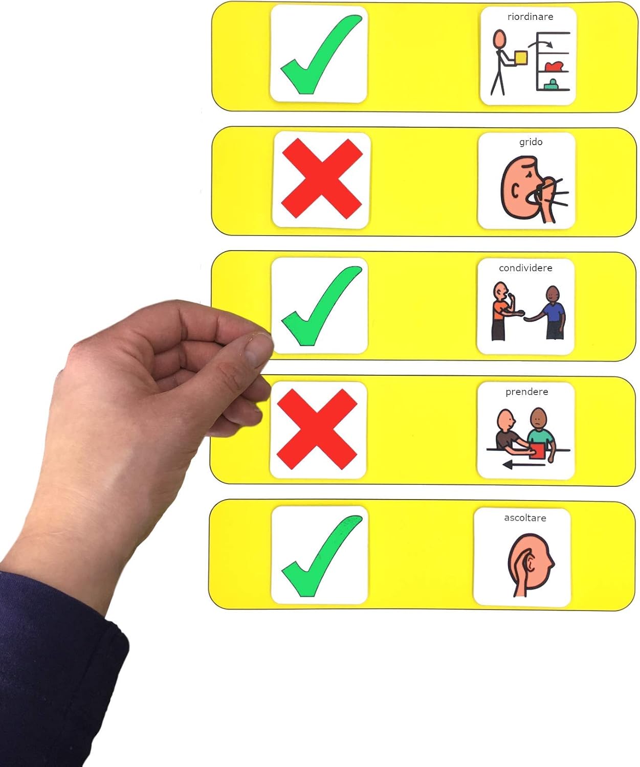 Plastic Visual Interactive Behaviour Board (Italian) – BigaMart