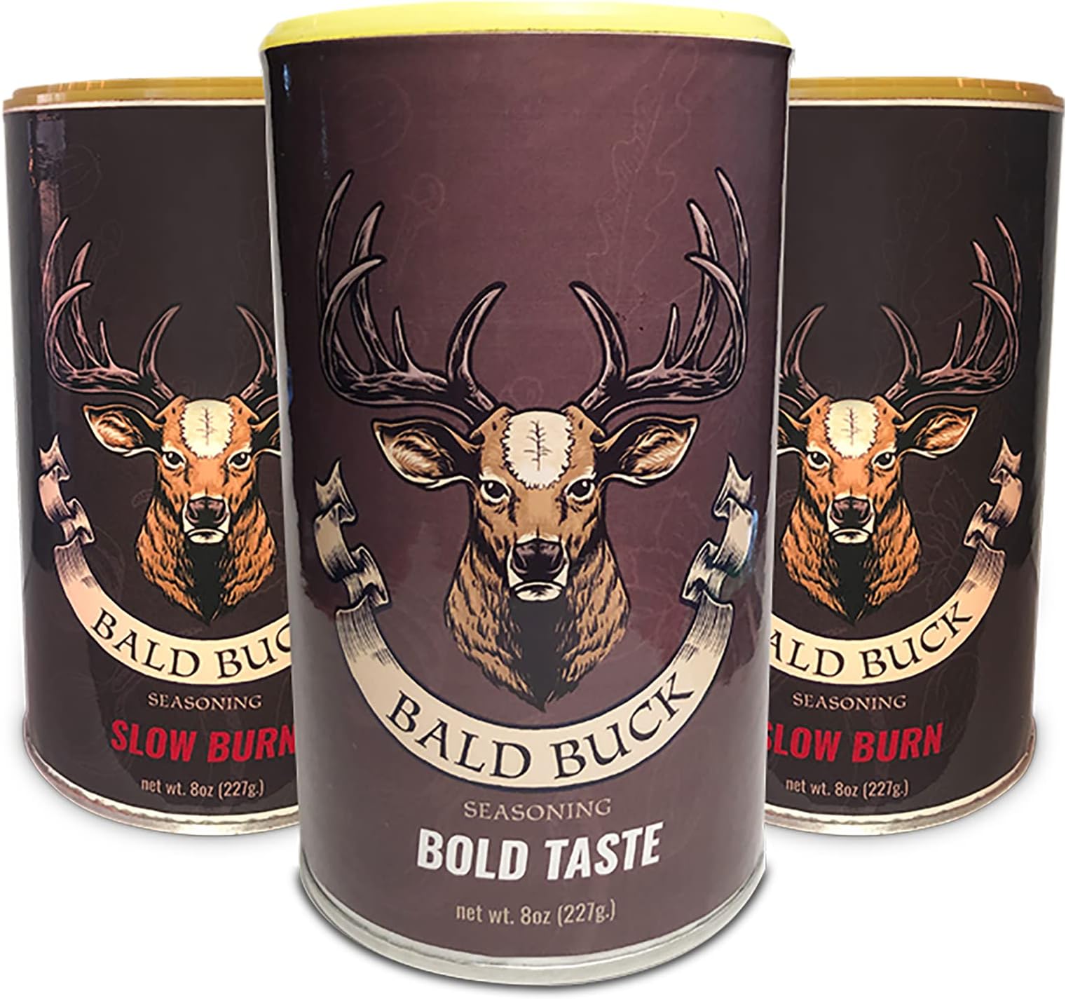 Amazon.com : Bald Buck Seasoning: Bold Taste & Slow Burn Combo (Pack of ...