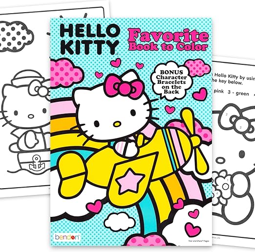 Amazon.com: Hello Kitty Coloring and Activity Book Set - 32 Cartoon ...