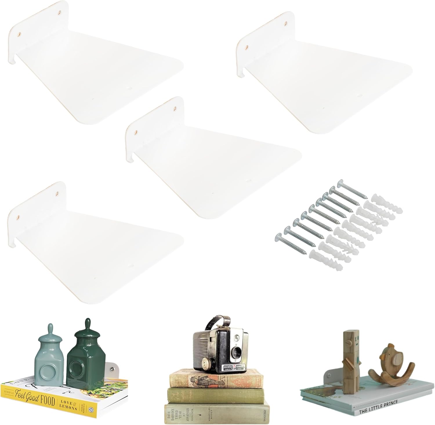 Amazon.com: Geniori Invisible Floating Shelves Hidden Shelf, Heavy Duty ...