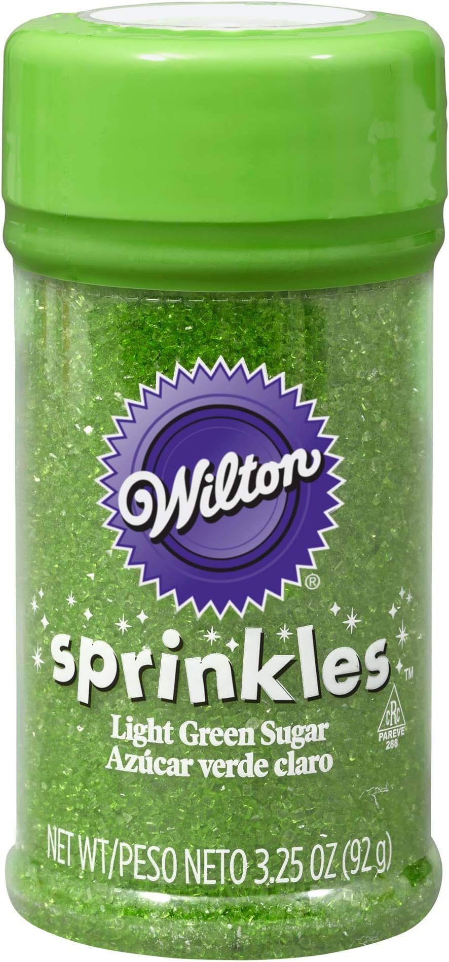 Amazon.com: Light Green Colored Sanding Sugar, 3.25 Ounces by Wilton ...