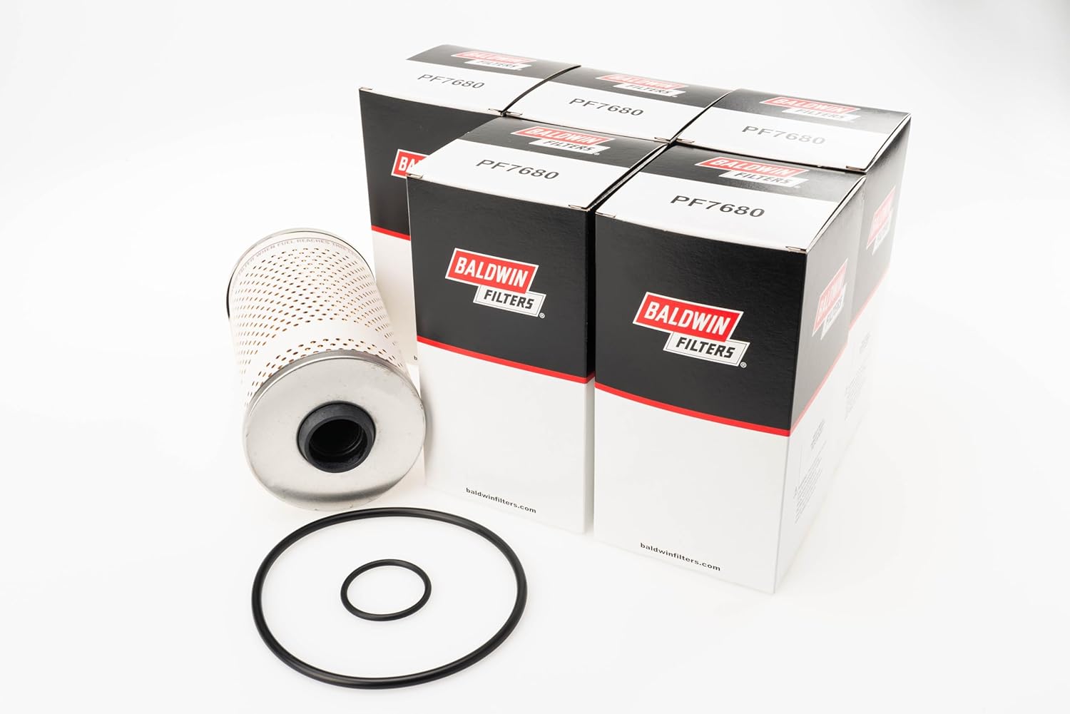 Amazon.com: Baldwin PF7680 Heavy Duty Diesel Fuel Filter Element ...