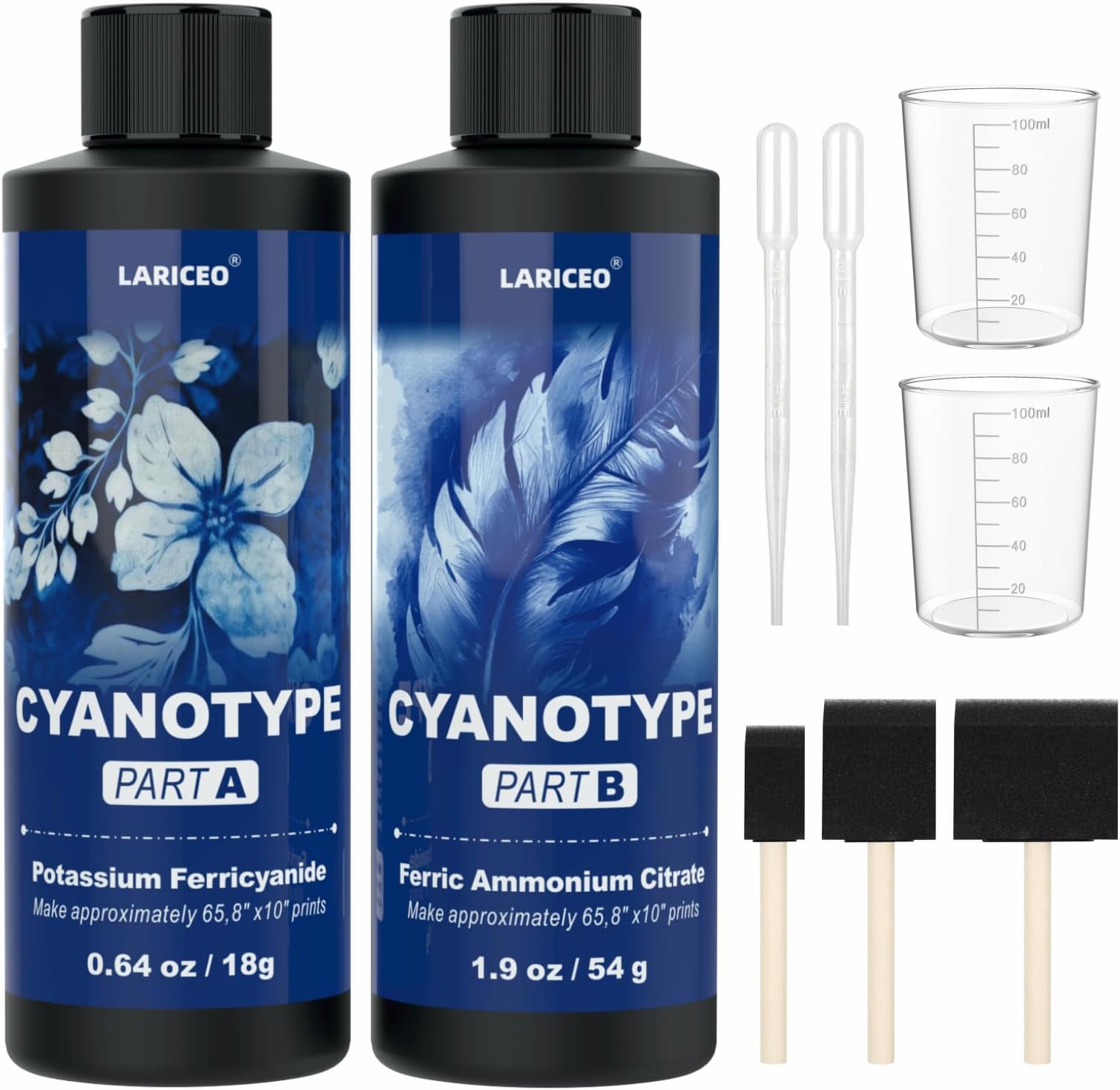Amazon.com: Cyanotype Sensitizer Kit, Cyanotype Set, Cyanotype Dye Kit ...