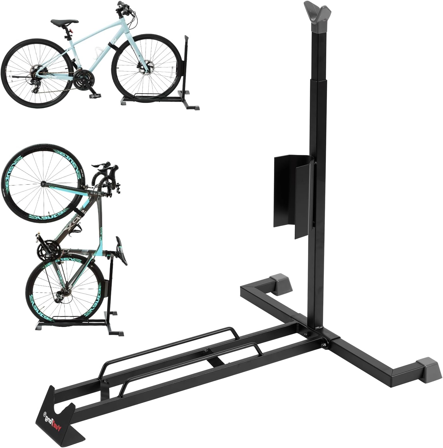 Amazon.com: Morohope Vertical Bike Stand, Freestanding Indoor Bike Storage Rack Upright Bicycle ...