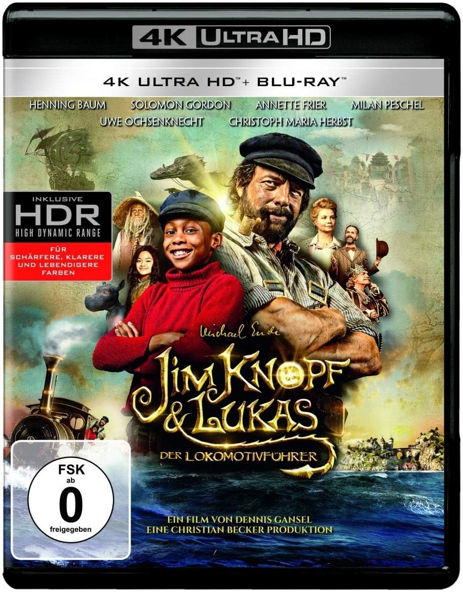 Jim Knopf und Lukas der Lokomotivführer 4K, UHD-Blu-ray: Amazon.co.uk ...