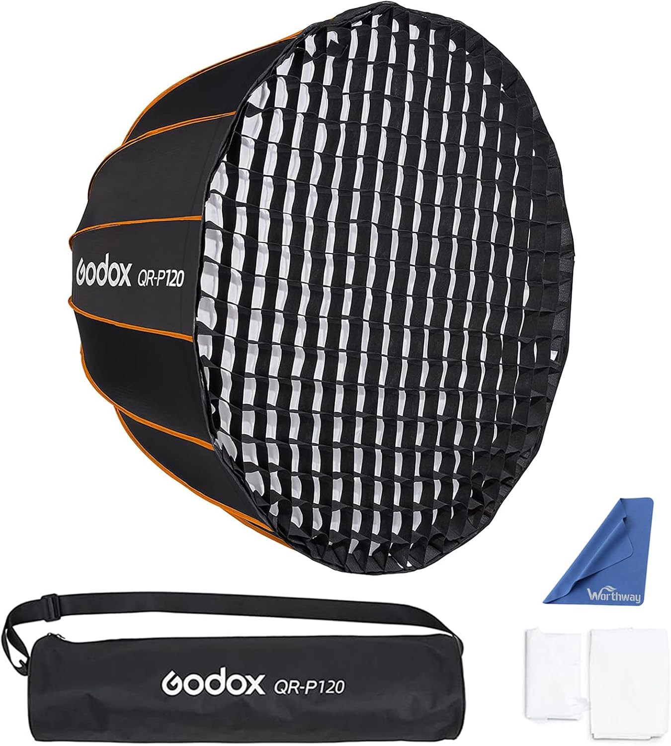 Amazon.com : Godox QR-P120 47"/120cm Bowens Mount Softbox w/Front ...