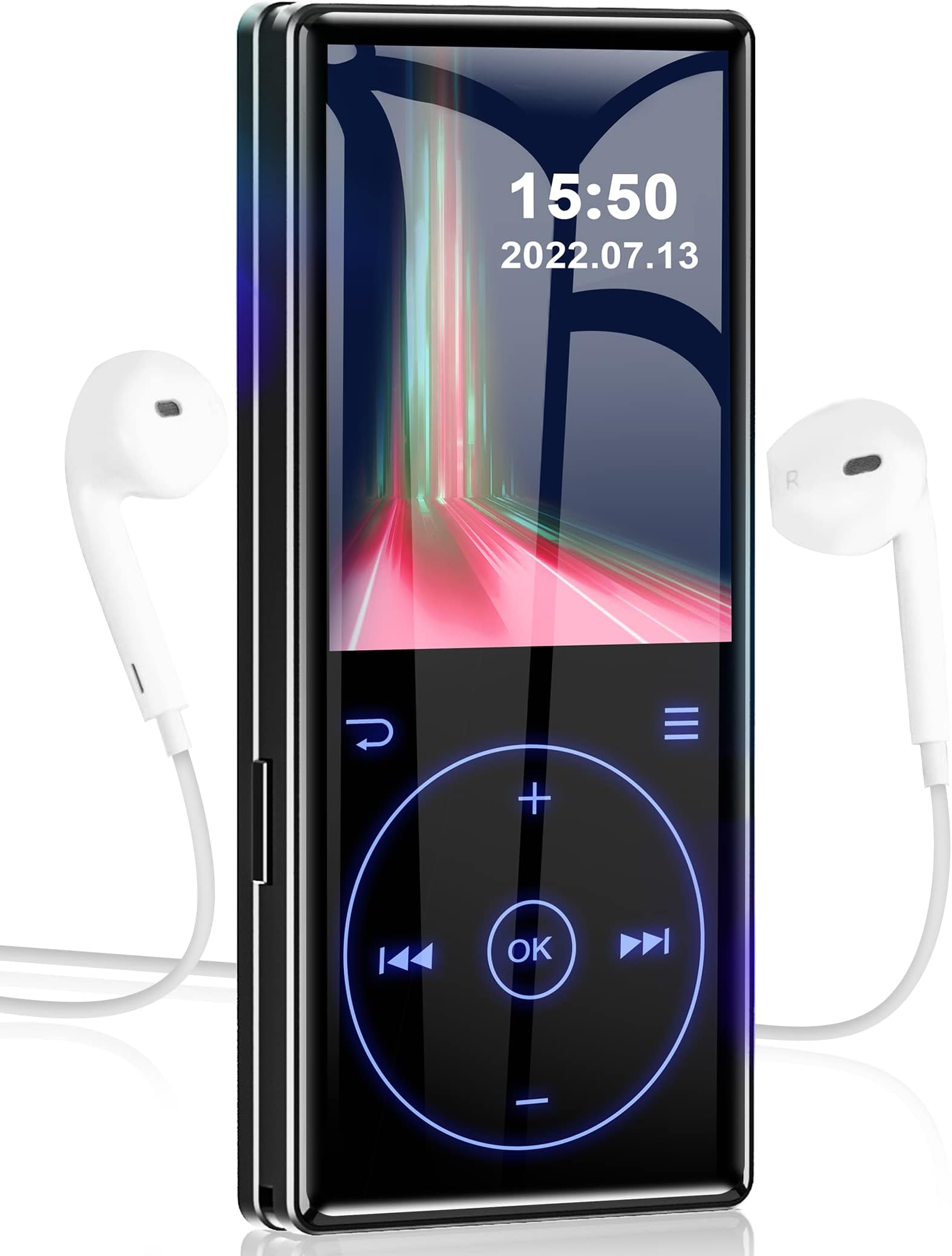 Reproductor de MP3 de 48 GB con Bluetooth 5.0: Reproductor de música de ...