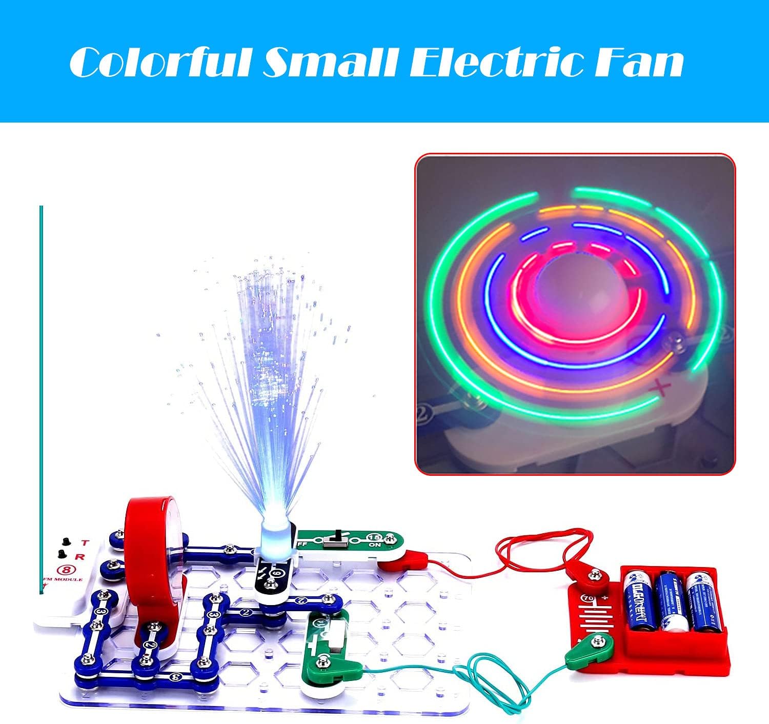 JIMOTEG Circuit Experiment Educational Toys for Kids, Electronics ...