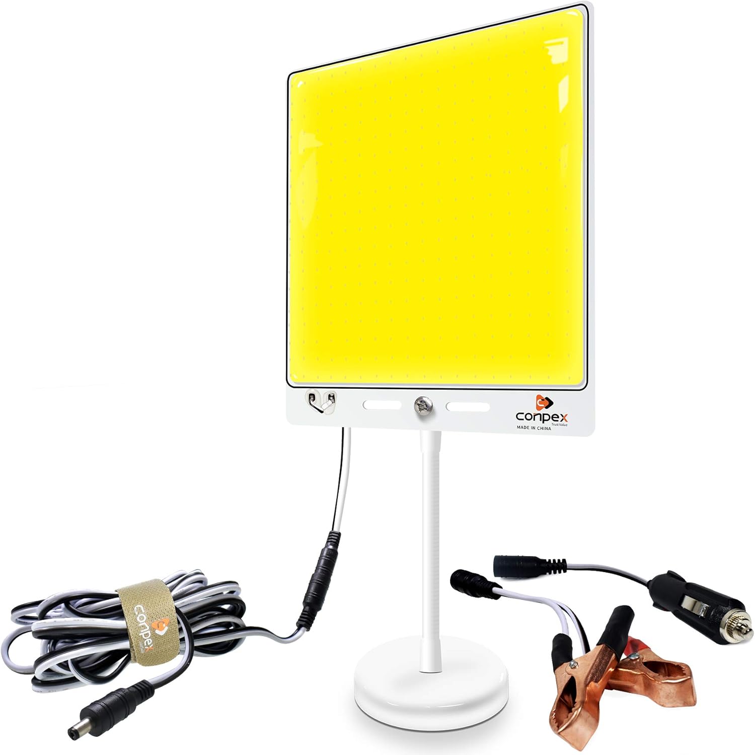 CONPEX LED Work Light with Magnet, Portable COB LED Camping Lantern ...