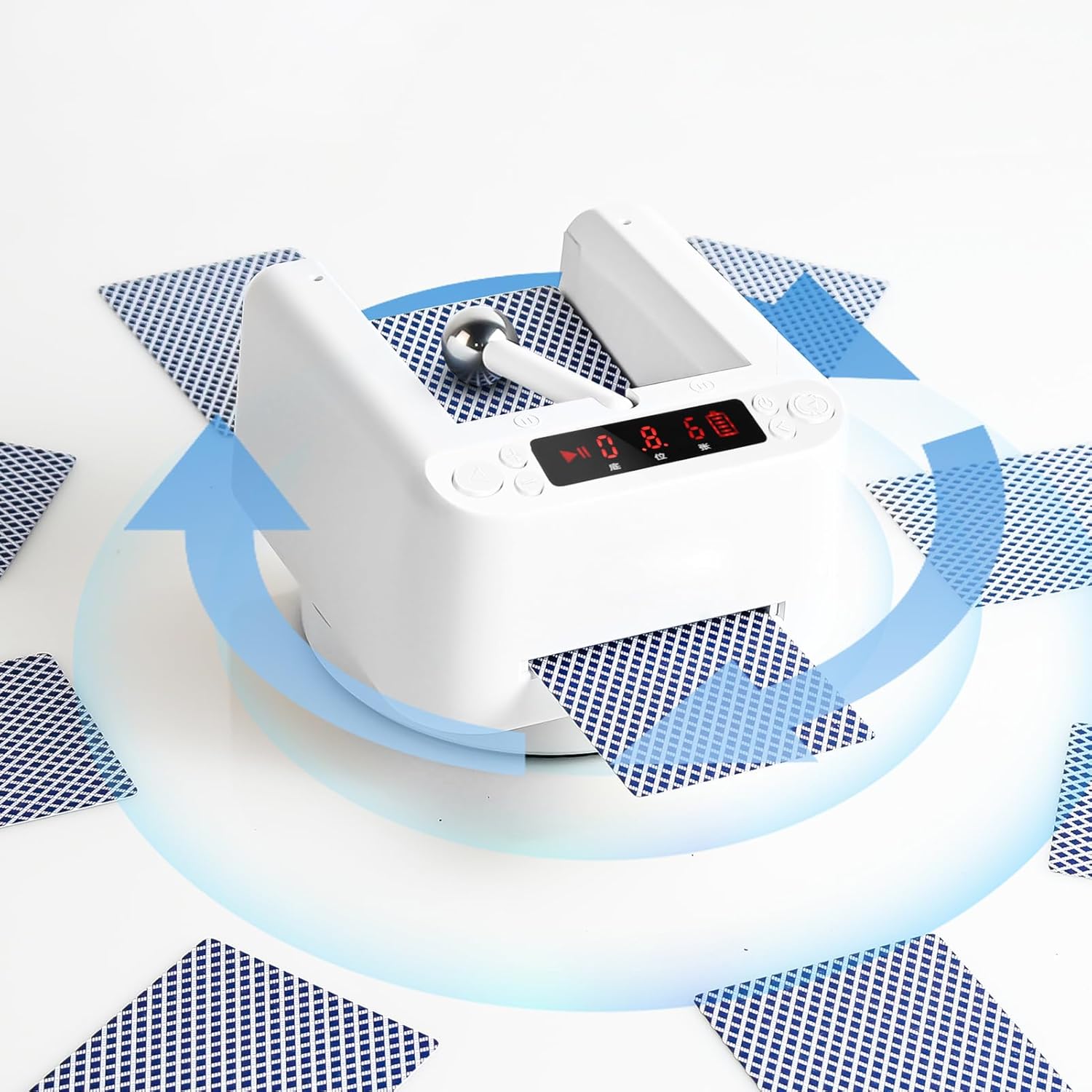 Amazon.com: CARDSPIN Automatic Card Dealer Machine, 360° Rotating 2 ...