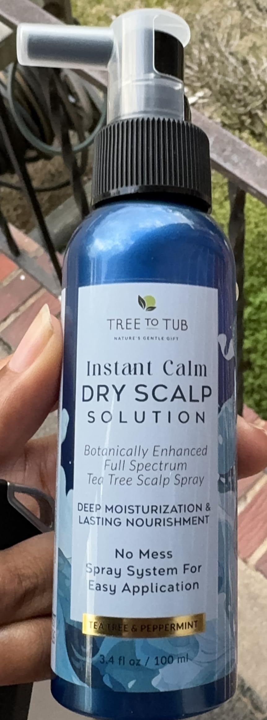 Amazon.com : Tree to Tub Dry Scalp Spray - Intensive Scalp Moisturizer ...
