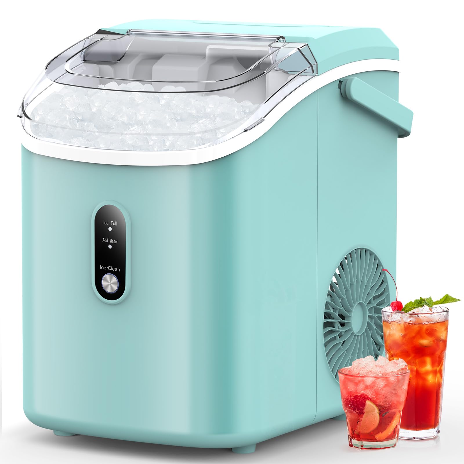 Snapklik.com : Kndko Nugget Ice Maker Countertop,34lbs/Day,Portable ...