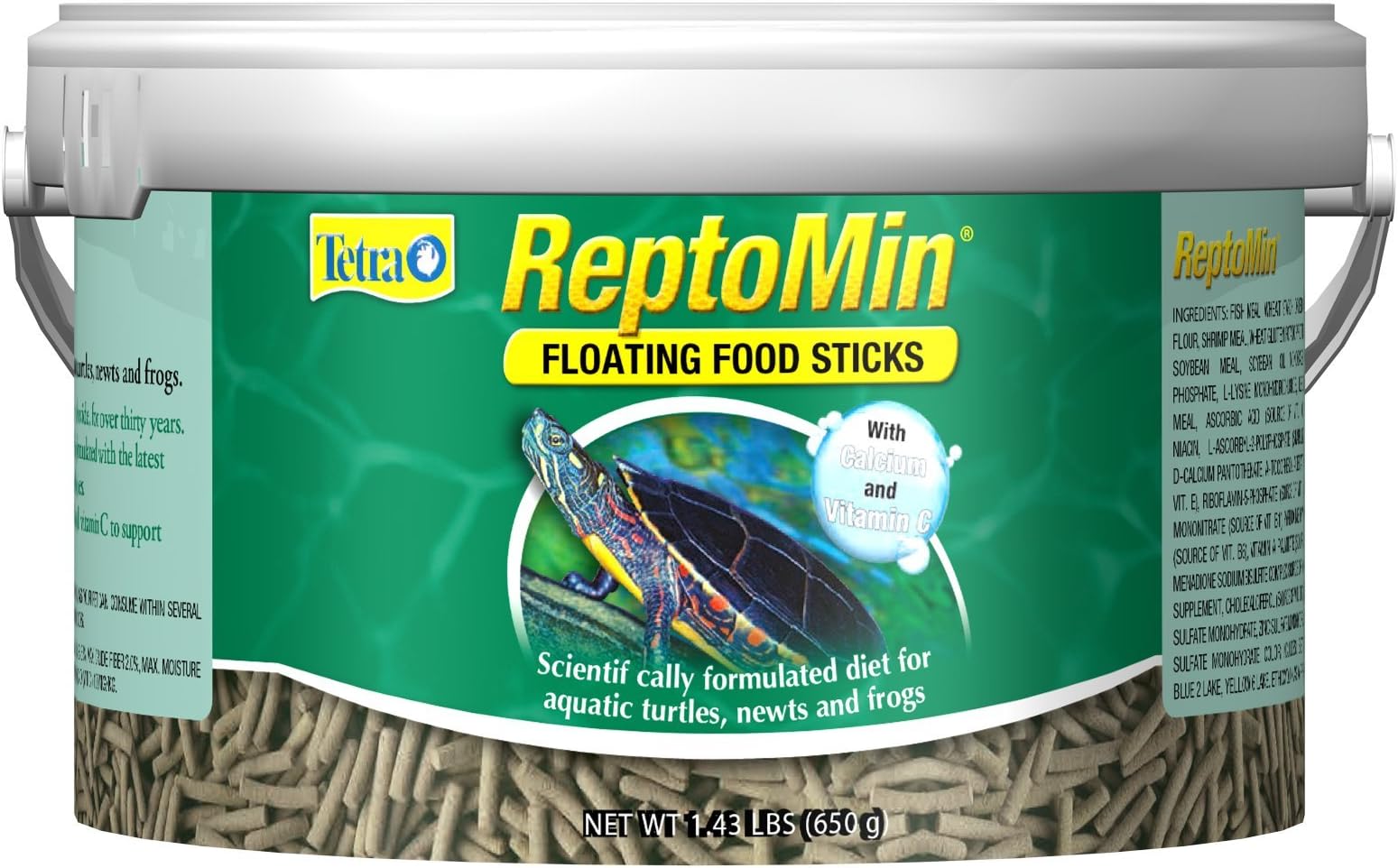 Tetra ReptoMin, Complete Food for Water Turtles, 500 ml : Amazon.co.uk ...