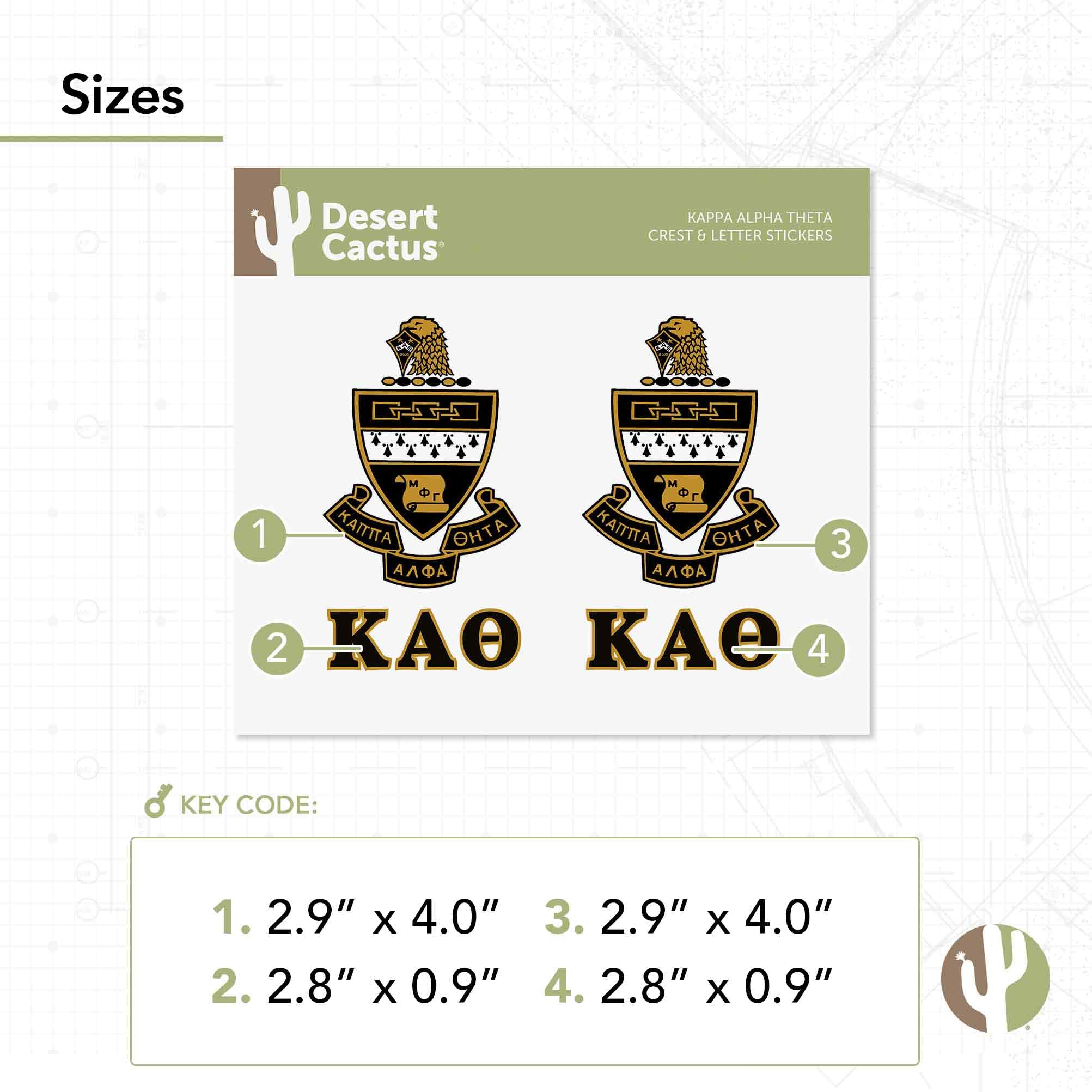 Kappa Alpha Theta Crest