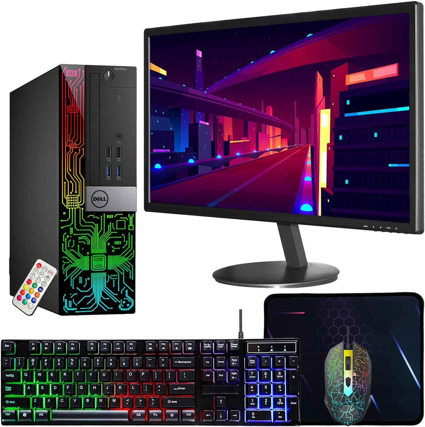 Amazon.com: Dell Optiplex Small Desktop Computer (SFF) PC | Quad Core ...