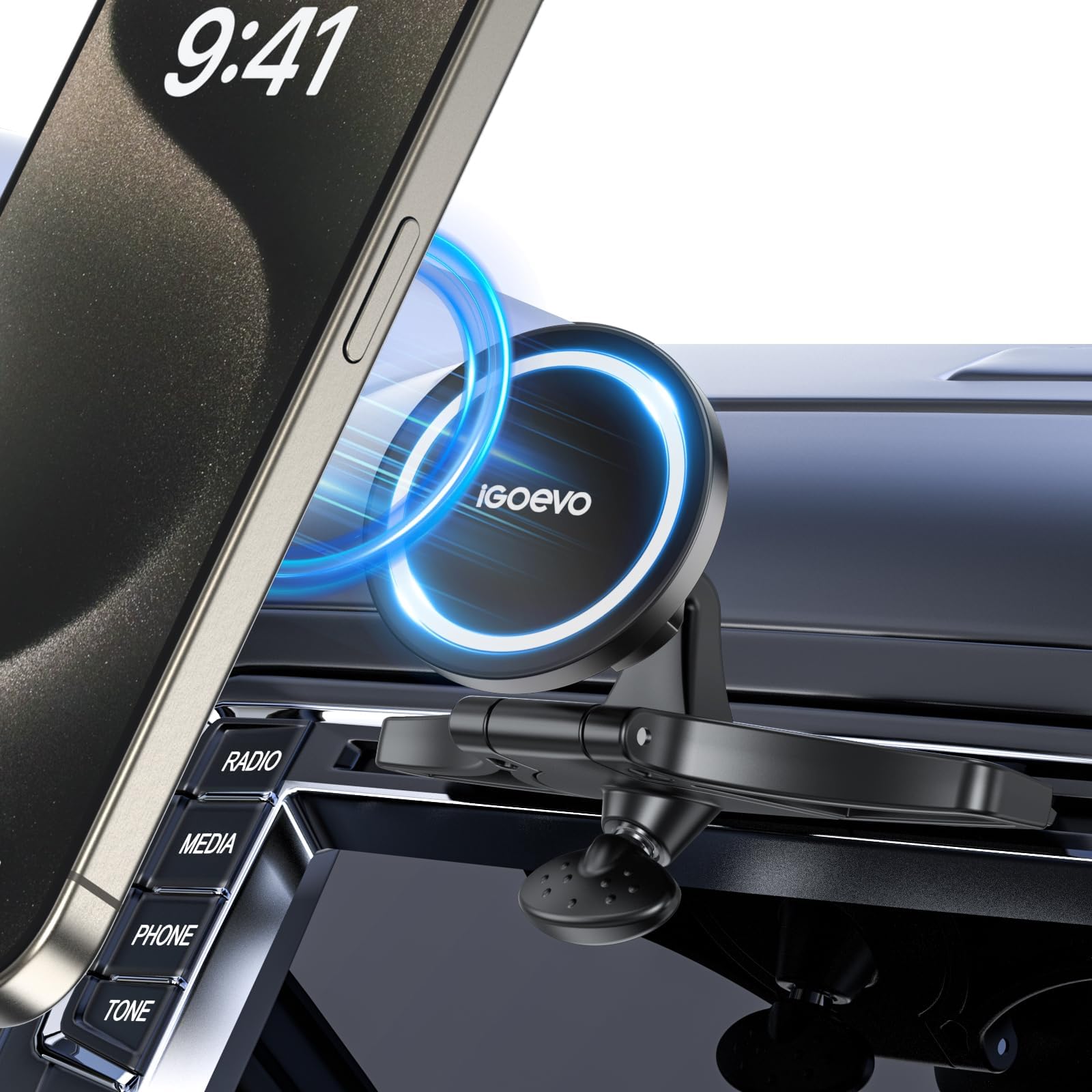 Amazon.com: Mighty Mount Magnetic CD Holder for Car, CD Player Phone ...