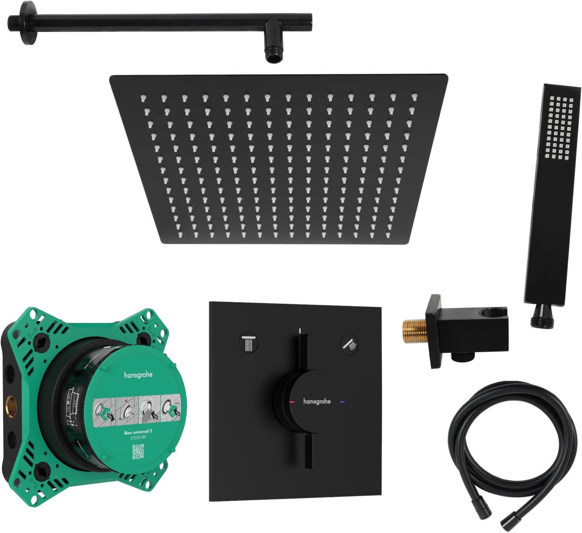 vanvilla Duschsystem mit Unterputz Duscharmatur von Hansgrohe Duo Turn ...