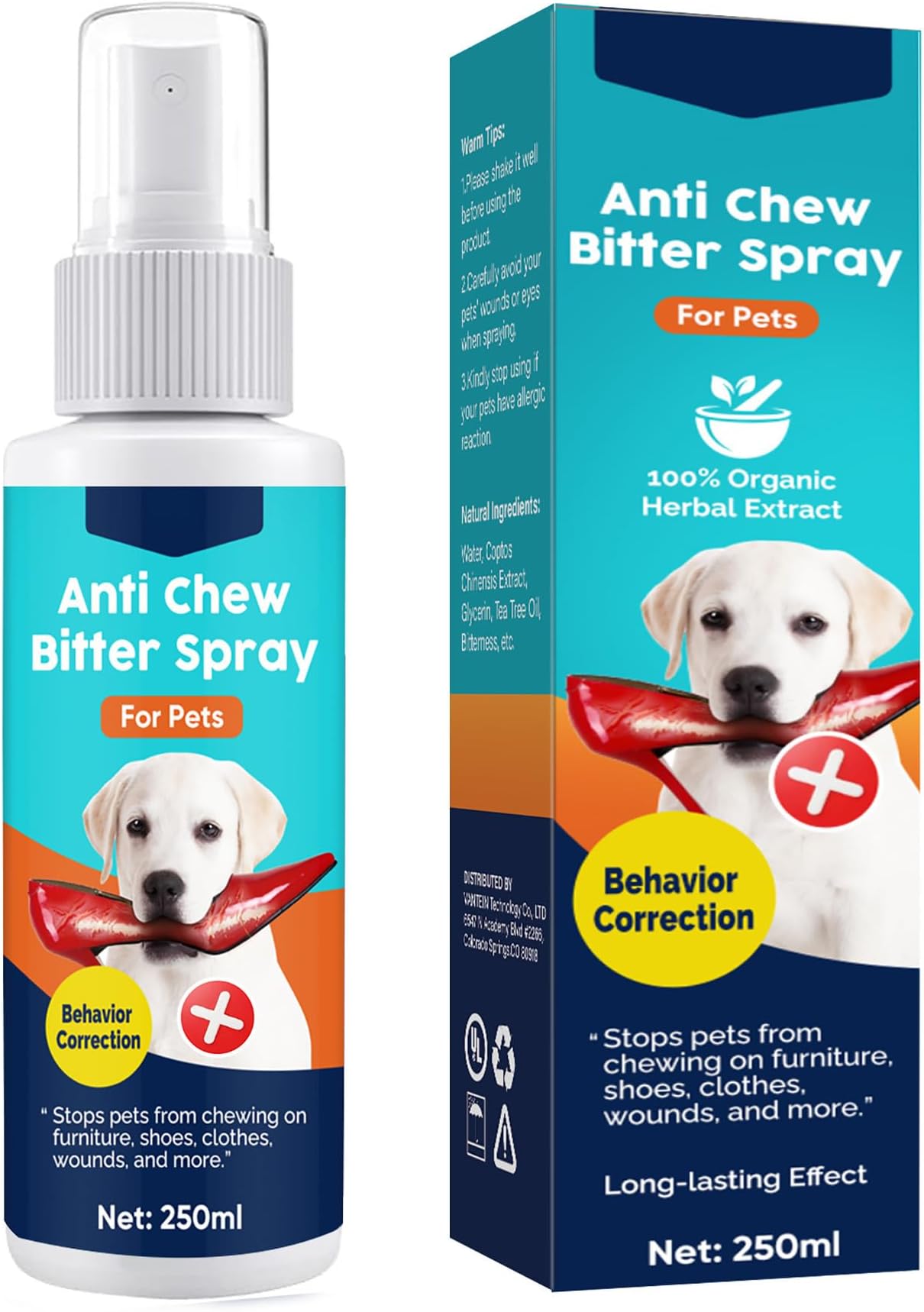 Amazon.com : HANASCAR 8.82 Oz Bitter Apple Spray for Dogs, Cat ...