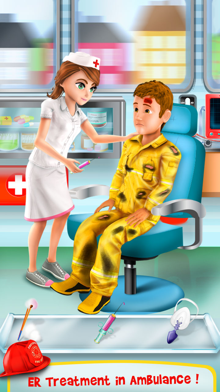 Kids FireFighter Games - Fire Truck Simulator and Fire Rescue Games ...