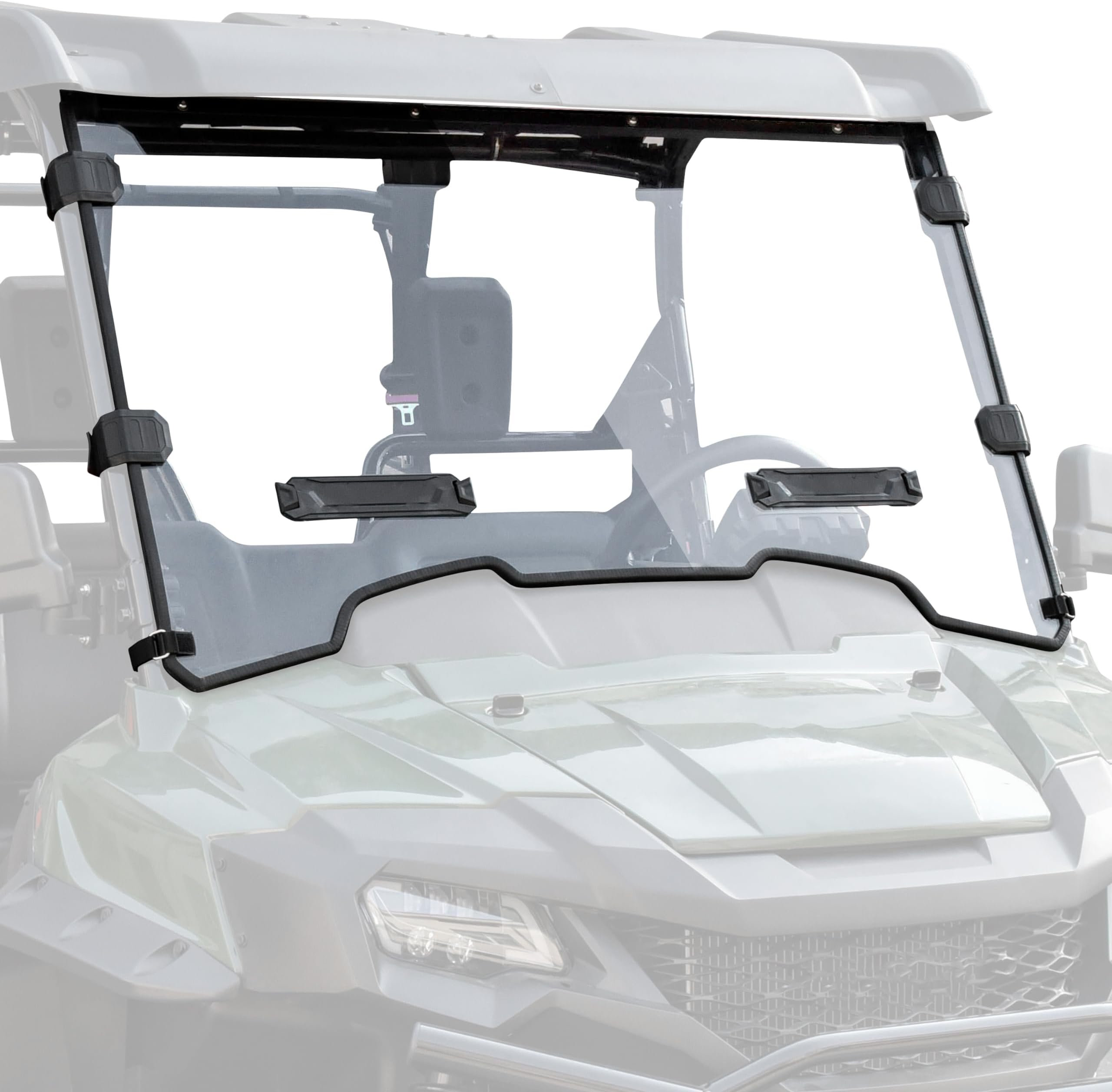 Amazon.com: SuperATV Heavy Duty Scratch Resistant Full Windshield for ...
