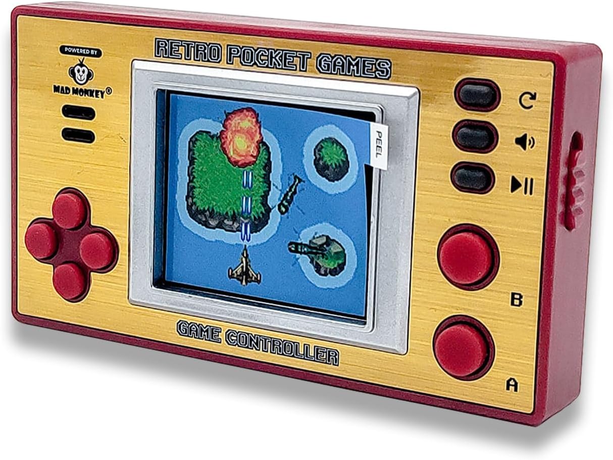 Console Portable rétro - Console de Jeu Nomade - Mad Monkey : Amazon.fr ...