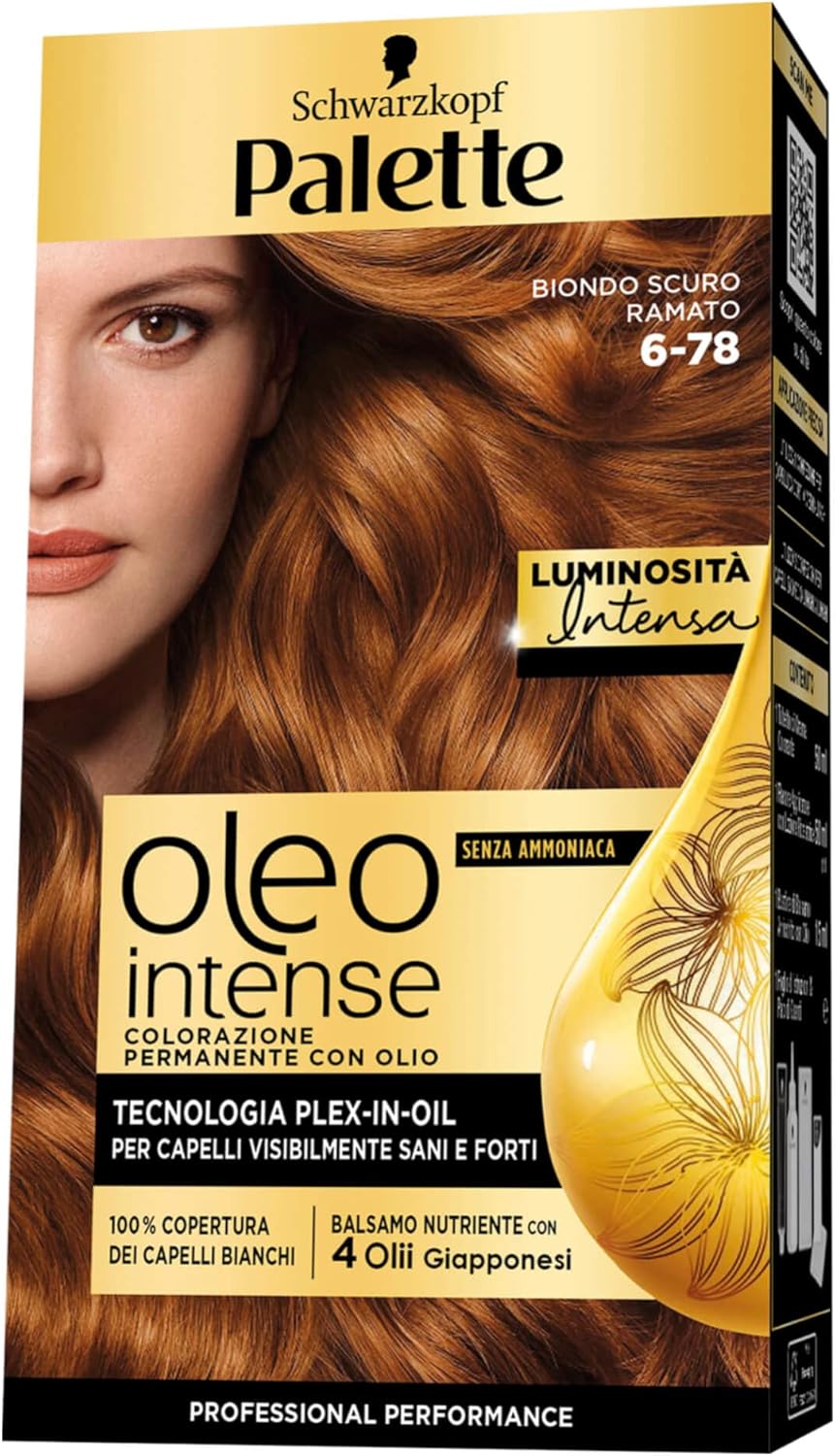Schwarzkopf Palette Oleo, colorazione permanente copertura ...