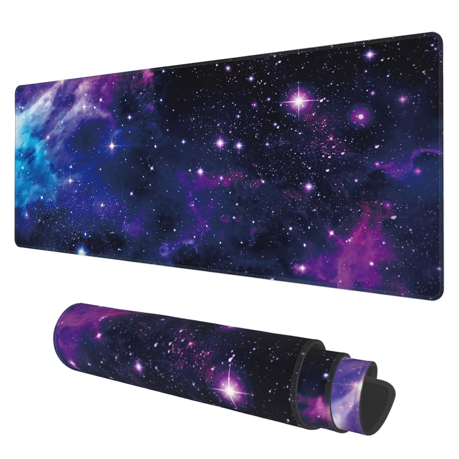 Amazon.com: Desk Mat, Galaxy Nebula Universe Space Extended Gaming ...