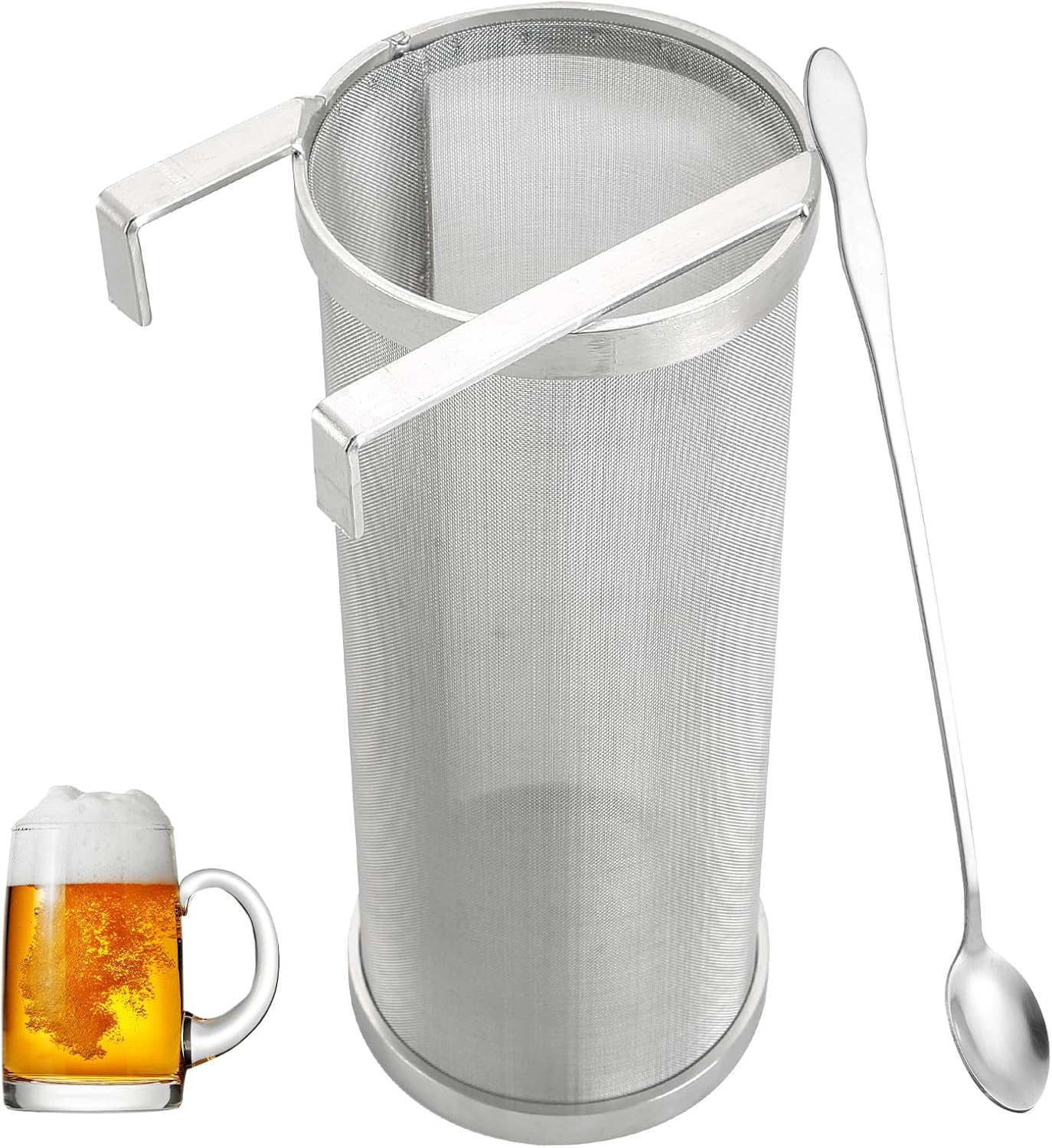 Amazon.com: FLKQC Hop Filter 4 x 10 Inch Hop Spider 300 Micron Mesh ...