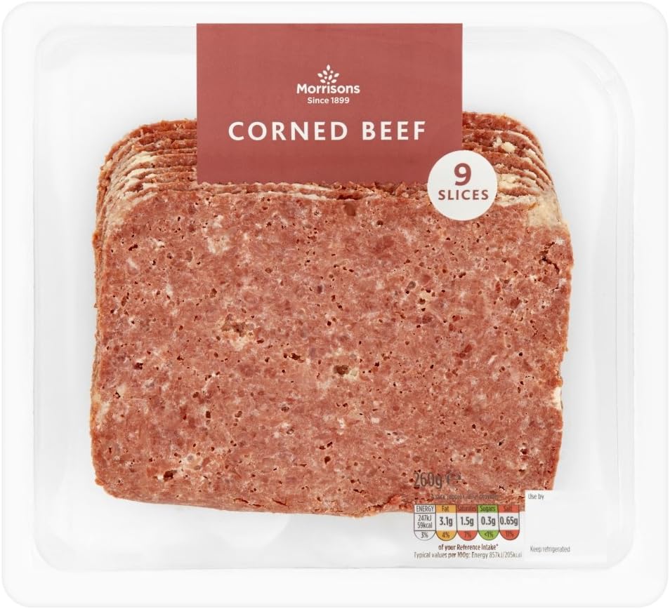 Morrisons Corned Beef, 260g : Amazon.co.uk: Grocery
