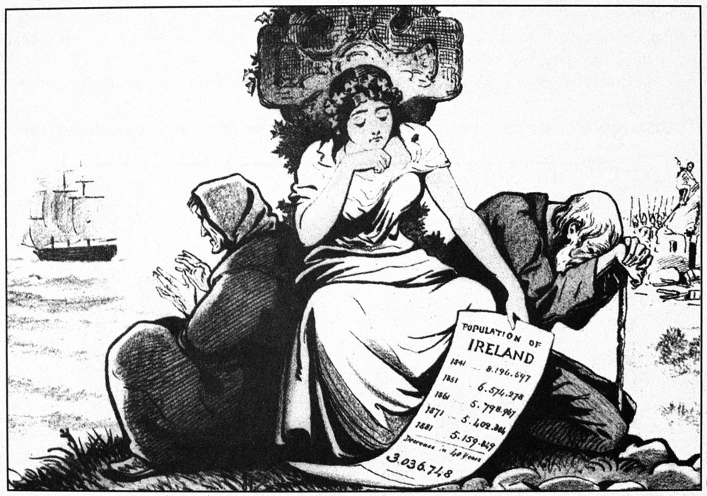 Famine Political Cartoon