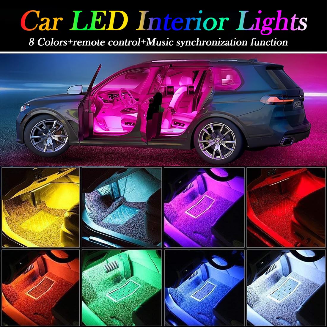 Gold Car Interior Led Lights Searchlight Lighting Searchlight