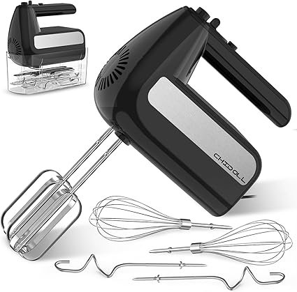 Amazon.com: 5-Speed Electric Hand Mixer, 800W Handheld Mixer with Turbo ...