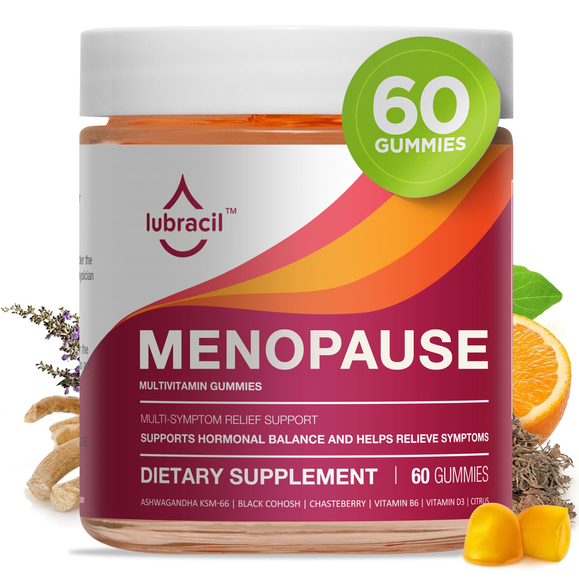 Amazon.com: Lubracil Menopause Gummies for Women - Menopausal ...