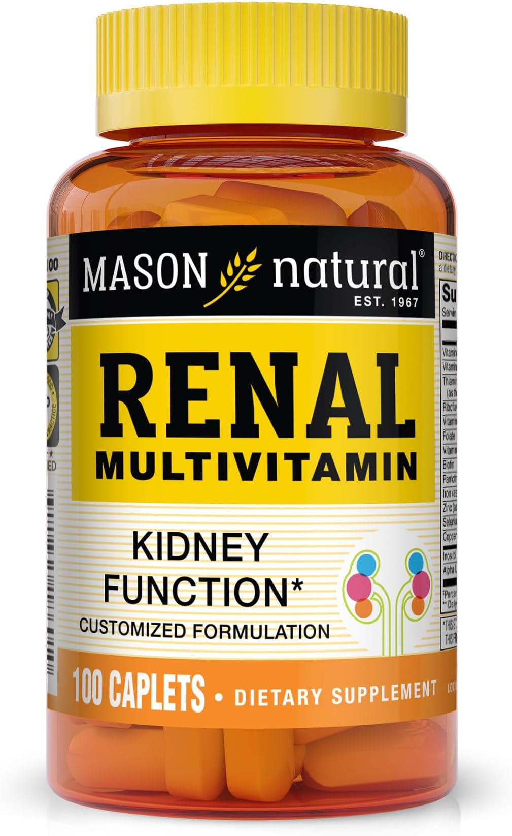 Amazon.com: Rugby Nephro-Vite Vitamin B and C Complex Tablets - Dietary ...